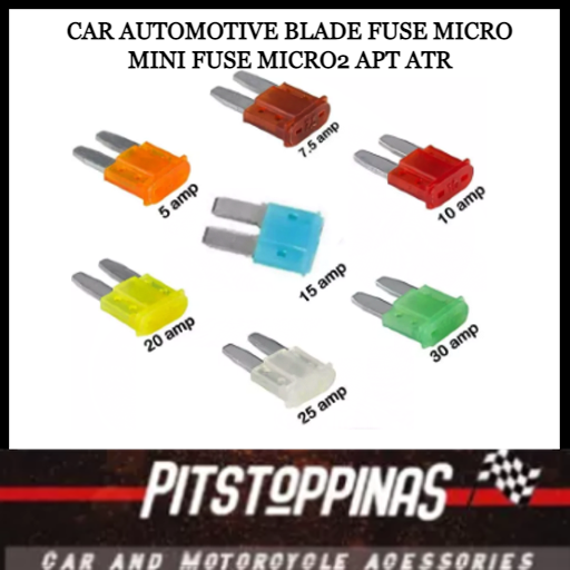 Car Automotive Blade FUSE Micro Mini FUSE Micro2 APT ATR | Lazada PH