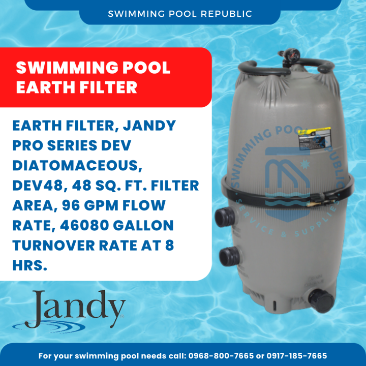 SWIMMING POOL EARTH FILTER, JANDY PRO SERIES DEV DIATOMACEOUS, DEV48 ...
