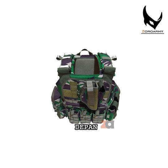 rompi tactical hijau loreng army | Lazada Indonesia