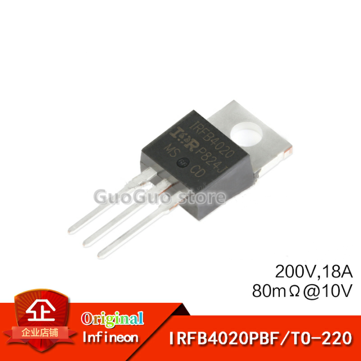 2pcs Original IRFB4020PBF TO-220 IRFB4020 TO220 18A/200V N-channel ...