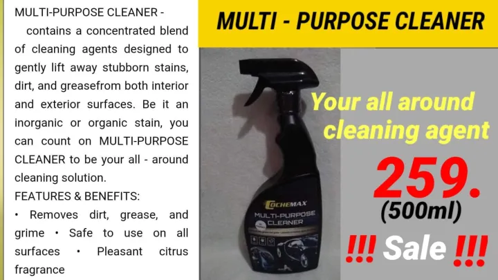 MULTI-PURPOSE CLEANER all around cleaning solution agent | Lazada PH