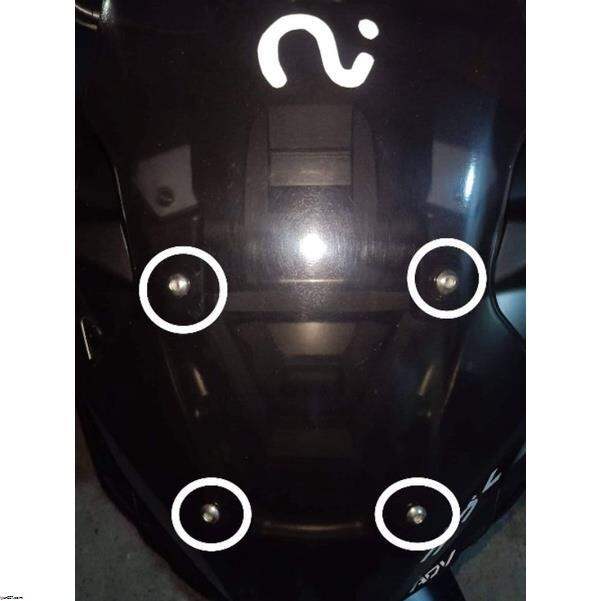 Windshield for click 125 windshield for honda click v3 windshield for ...