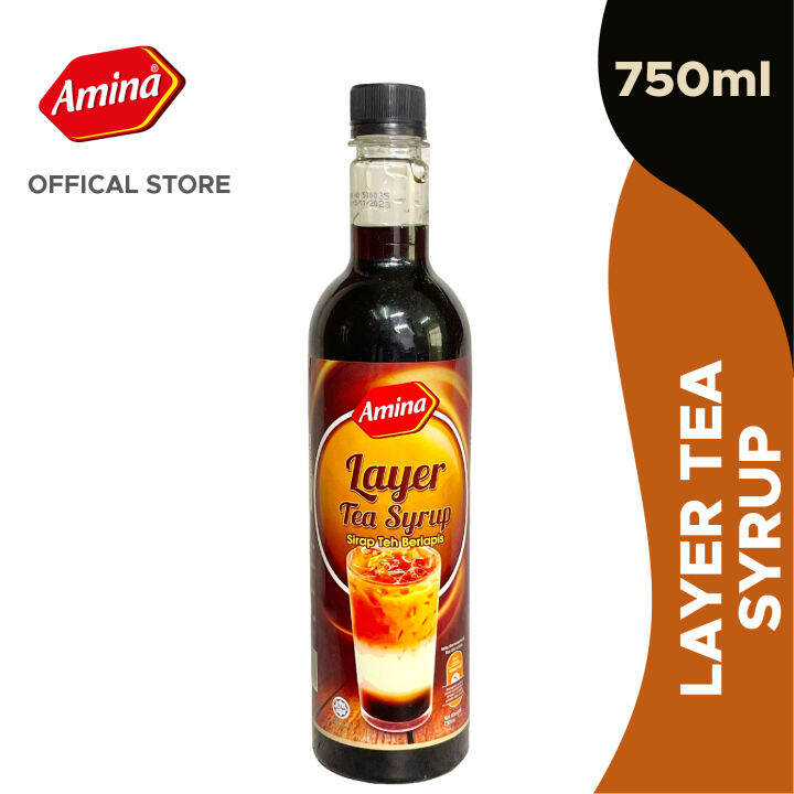 AMINA Layer Tea Syrup 750mL | Lazada