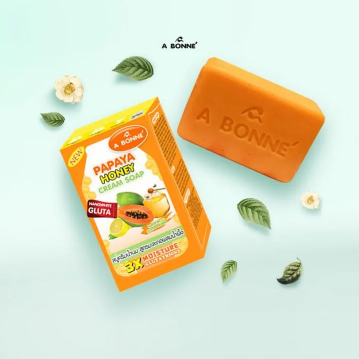 A Bonne Cream Papaya Honey Soap | Lazada PH