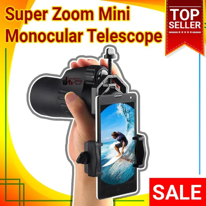 Super Zoom Mini Monocular Telescope 40 X 60 Dual Focus Night Vision HD ...