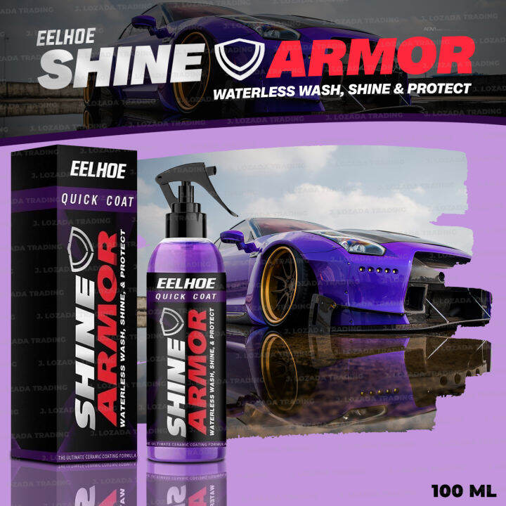 SHINE ARMOR CERAMIC COATING 100ML - Quick Cleaning / Nano Coating Spray ...