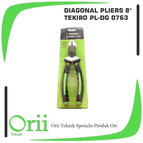 TEKIRO TANG POTONG 8 INCH N-R ORIGINAL PL-DG0763 DIAGONAL PLIERS ...