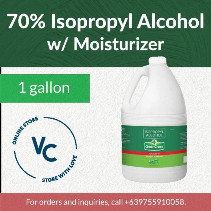Greencross Isopropyl Alcohol with Moisturizer 70 Authentic 3785ml 1 ...