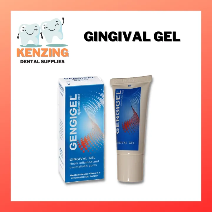 GENGIGEL Tube 20ml Gingival Gel (Hyaluronic Acid) - For Wound Healing ...