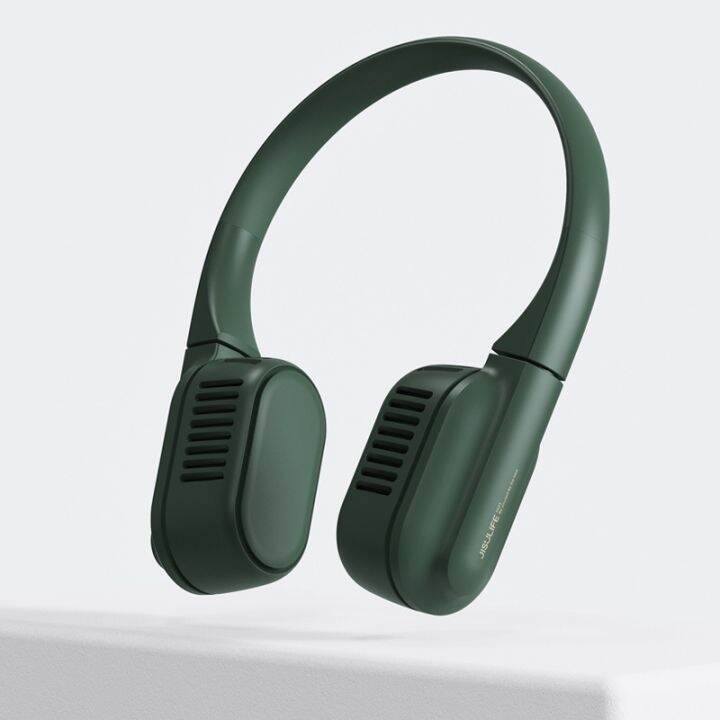 JISULIFE FA12 Innovative Dual Turbine Bladeless Neck Fan 360° full ...