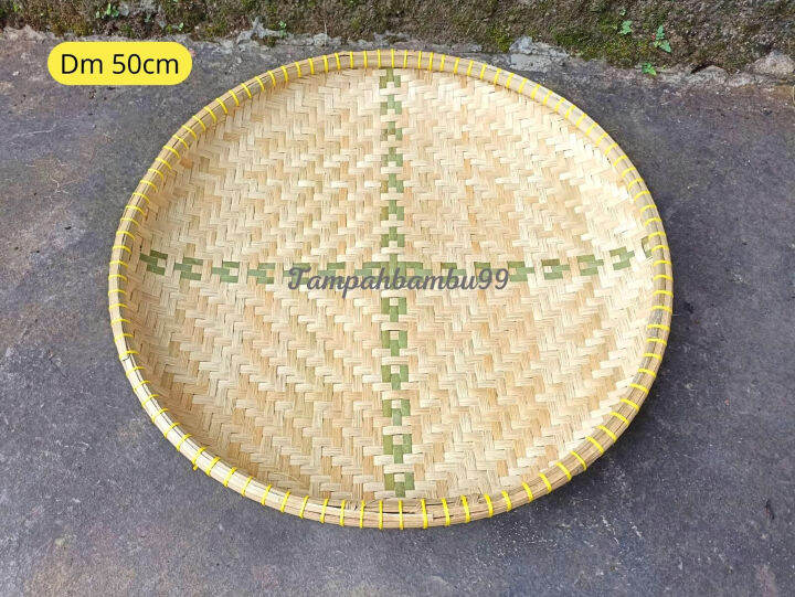 Tampah Bambu 50cm Nampan Nyiru Anyaman Bambu Tumpeng | Lazada Indonesia