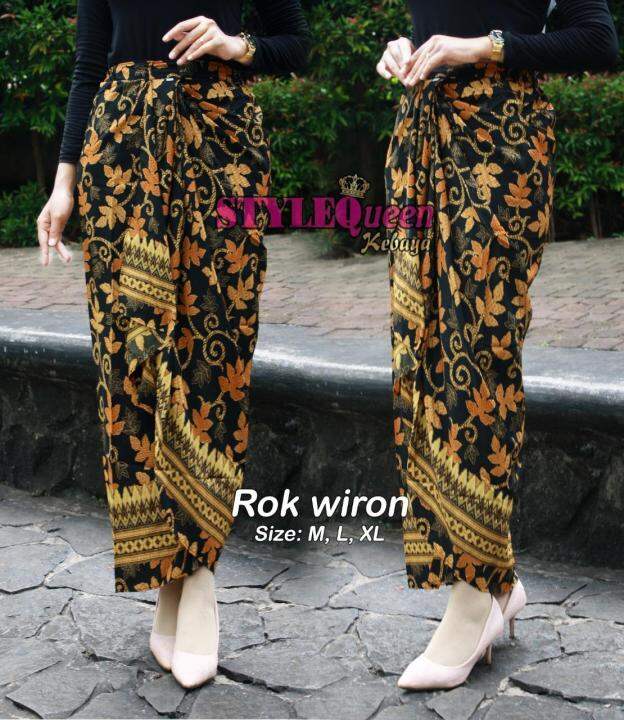 Rok lilit batik wanita long skirt 1 ukuran All size (besar kecil bisa ...