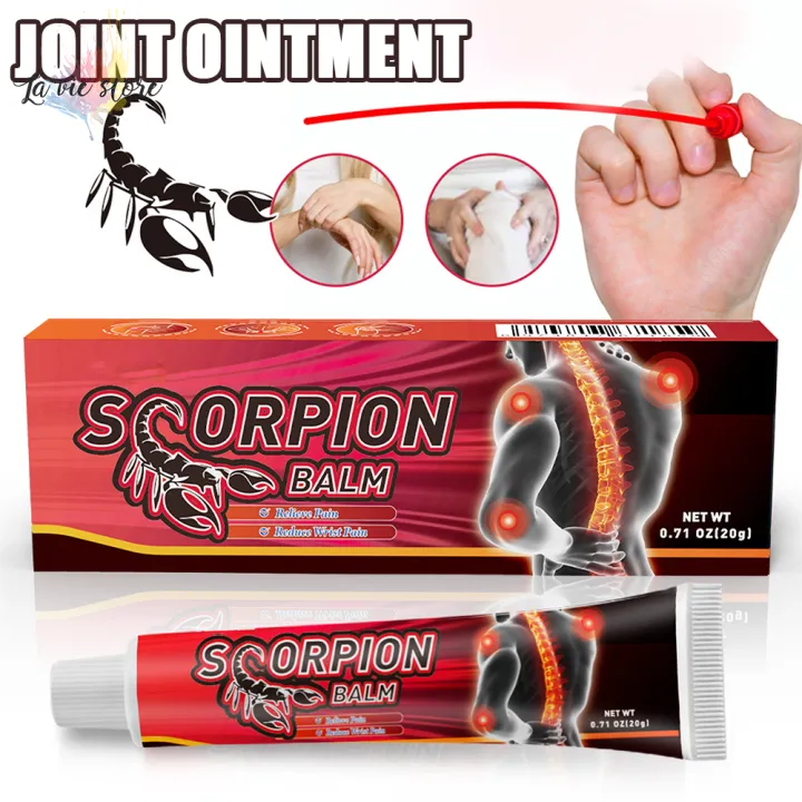 [La vis] 20g Scorpion For Muscle Pain Relieve Powerful Bruises Cream ...