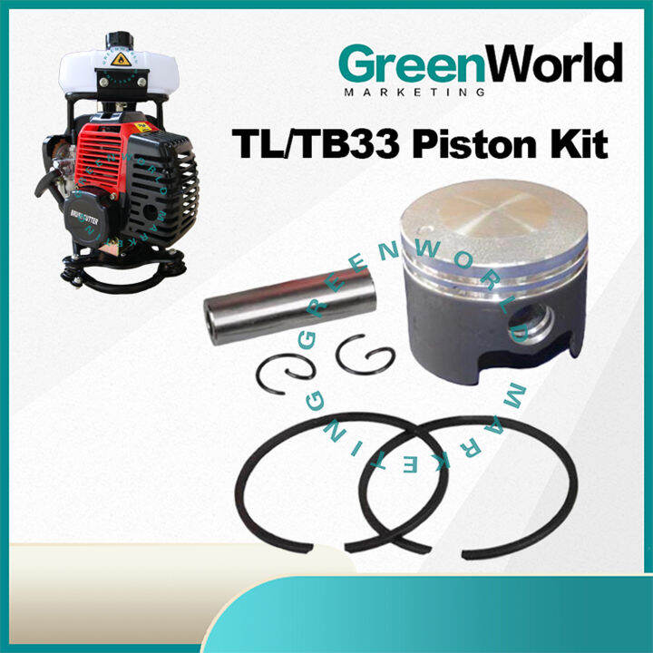 HEAVY DUTY TL33 Piston Kit Brush Cutter Mesin Rumput Piston | Lazada