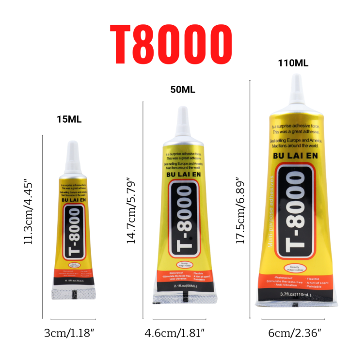 15ML 50ML 110ML Bulaien T8000 ติดต่อล้างโทรศัพท์ซ่อมกาวส่วนประกอบ ...