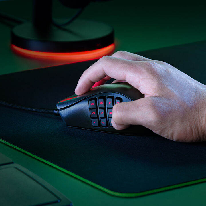Razer Naga Left-Handed - Ergonomic MMO Gaming Mouse with 12 ...