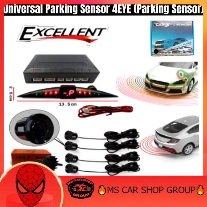 > Universal Parking Sensor 4EYE LED Display (Parking Sensor)(Car ...