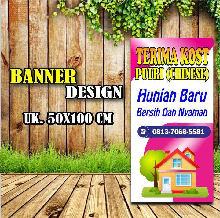 Banner Spanduk Terima Terima Kos Pitri | Lazada Indonesia