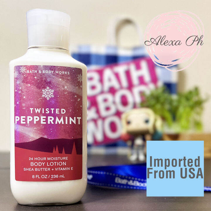 Bath And Body Works Twisted Peppermint Body Lotion 236 Ml Lazada Ph