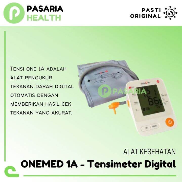 ONEMED 1A TENSIMETER DIGITAL/One Med Adaptor Tensi Meter Pengukur ...
