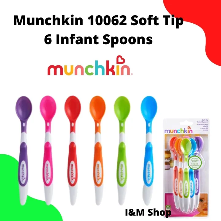 Munchkin 10062 Soft Tip 6 Infant Spoons Sendok Baby | Lazada Indonesia