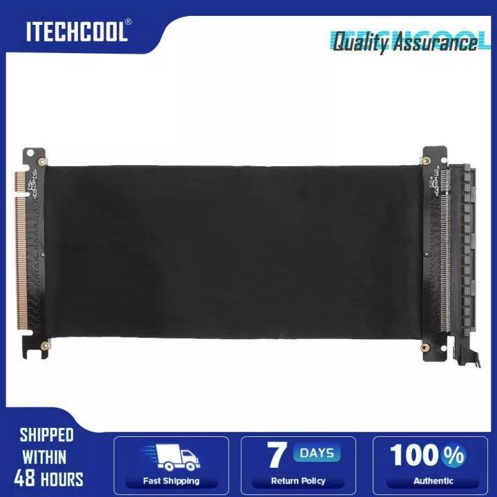 【100% original】PCI Express High Speed 16x Flexible Cable Extension Port ...