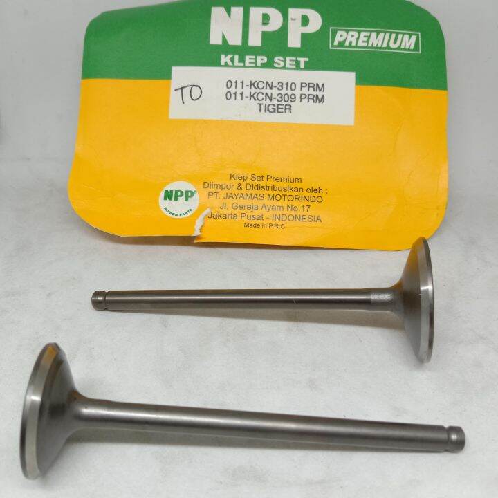 KLEP VALVE SET PAYUNG KLEP IN EX HONDA KBB - GL PRO NEOTECH MEGAPRO LAMA PRIMUS TIGER 2000 LAMA ...