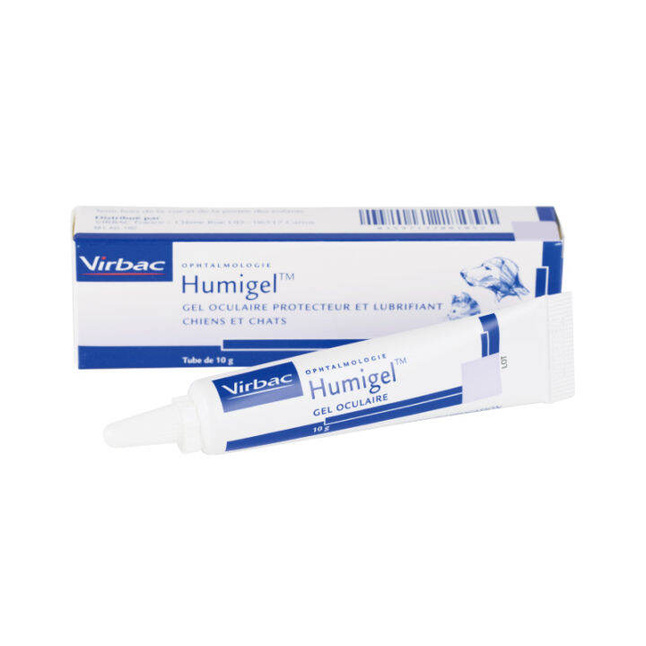 Virbac Humigel 10g Dry eye syndrome in dogs and cats red and swollen ...