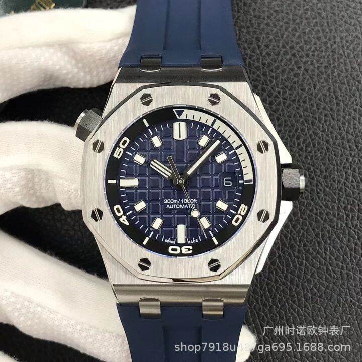 ZF Factory AP Royal Oak 15720นาฬิกากลไกอัตโนมัติเต็มรูปแบบกันน้ำสาย ...