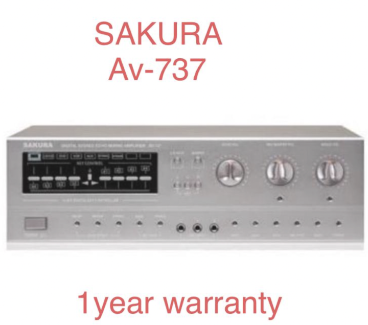 SAKURA AMPLIFIER AV 737 1400watts (Original) tested before ship out ...