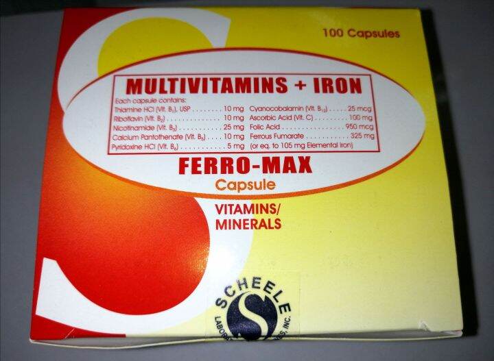 Multivitamins Iron 100 Caps Lazada Ph