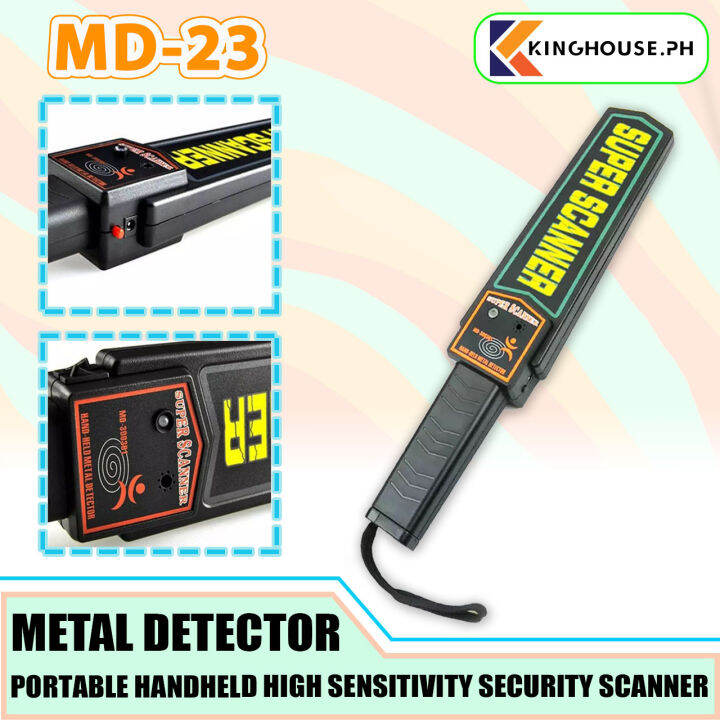 Portable Handheld Metal Detector High Sensitivity Security Super ...