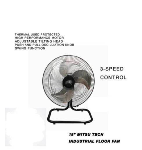 MP163 18 Inches MITSUTECH Industrial Floor Fan MIFF-18 | Lazada PH