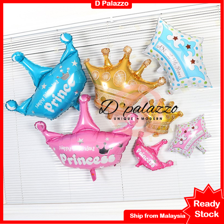 Baby Full Moon Balloon Crown Balloon Baby Boy Baby Girl Crown Balloon ...