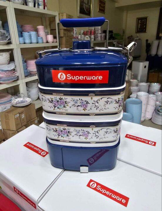 ปิ่นโตเมลามีน ลายลิตเติ้ลบูเก้ ศรีไทยซุปเปอร์แวร์ Superware ปิ่นโต ของแท้100% | Lazada.co.th