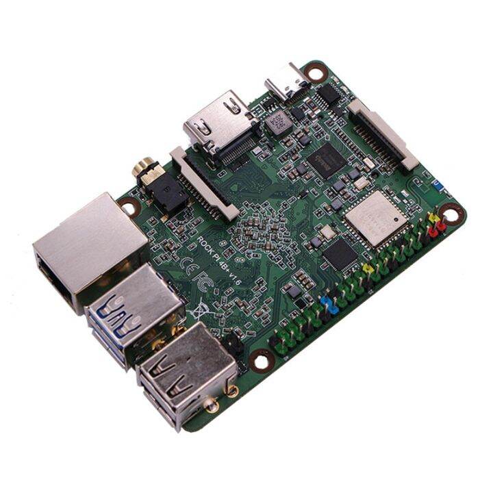 ROCK PI 4 Plus Model B Rockchip RK3399 SBC/Single Board Computer Six Core Motherboard for ...