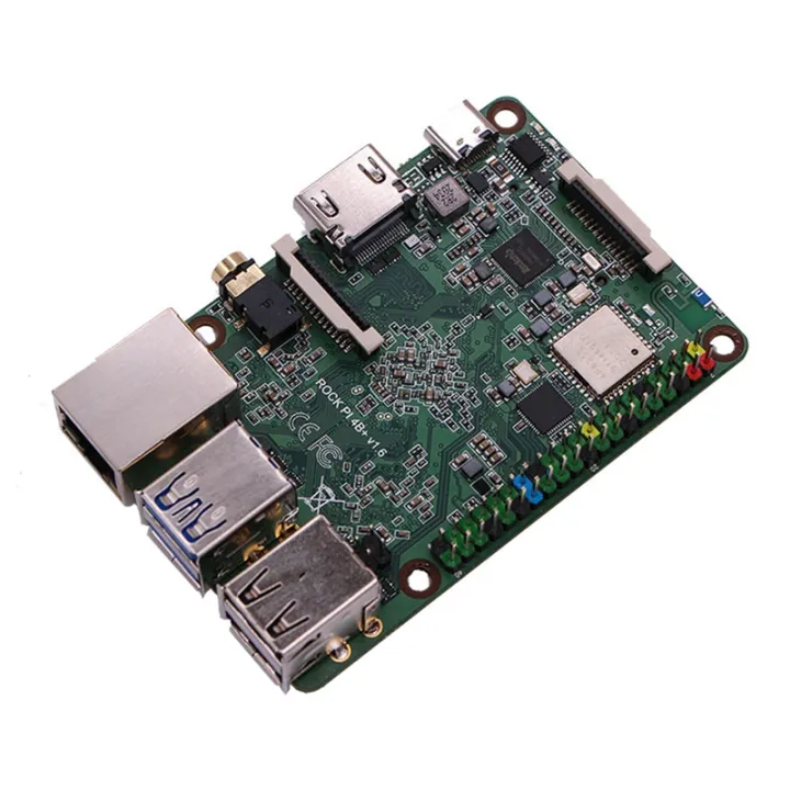 ROCK PI 4 Plus Model B Rockchip RK3399 SBC/Single Board Computer Six ...