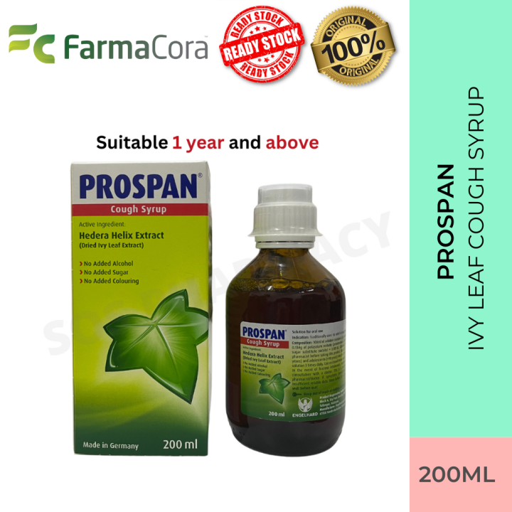 Prospan Ivy Leaf Cough Syrup | Lazada