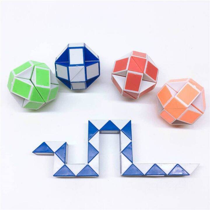Magic Snake Shape Cube Puzzle Childs Magic Snake Shape Cube - 3d Magic ...