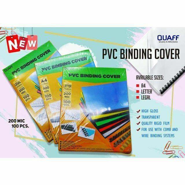 QUAFF PVC COVER A4 SIZE 200MIC CLEAR | Lazada PH