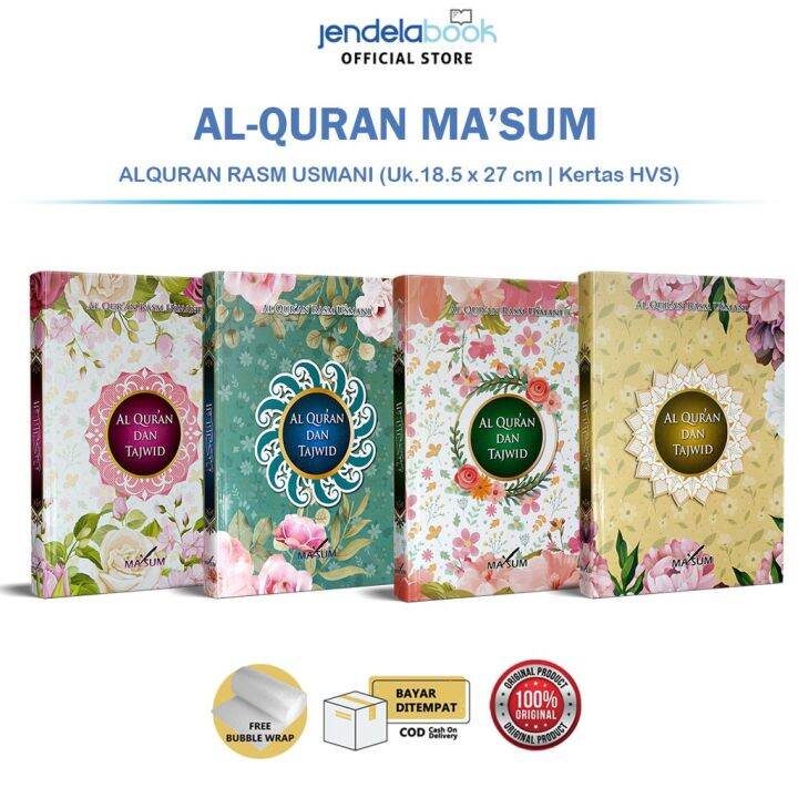 Standar Alquran Ma'Sum Rasm Usmani Muslimah Al Quran Maksum Non ...