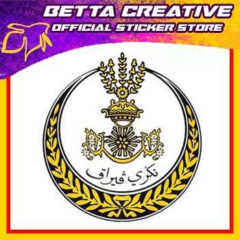 Bumper Sticker Jata Perak BIG [ Betta Creative ] | Lazada