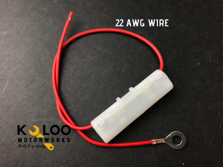 (With Earth Pin) Universal Motorcycle Fuse Box/ Glass Fuse Box/ Battery ...