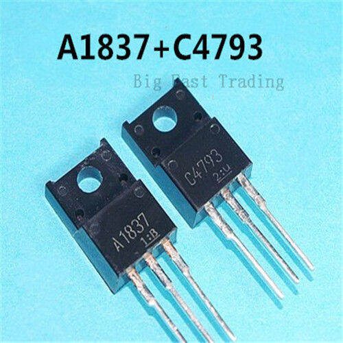 20 Chiếc TO-220F 2SC4793 2SA1837 (10 X C4793 + 10 X A1837) Ống Khuếch ...