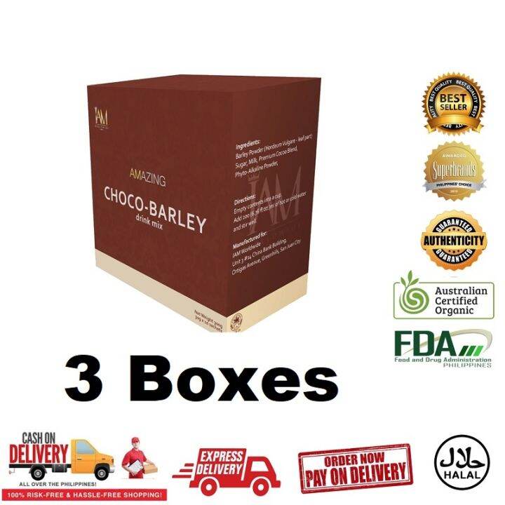 Authentic Amazing Choco Barley Strengthens Immunity Powdered Drink 3 ...