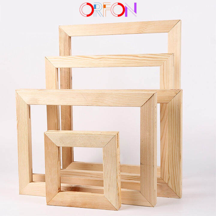 ORFON กรอบรูปไม้ Diy ขนาด20X30ซม. 30X40 40X50ซม. สำหรับวาดภาพตามจำนวน | Lazada.co.th