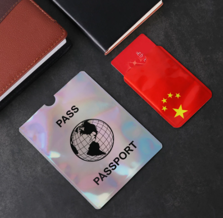 5pcs RFID Cover for Passport Secure Sleeve Holder Anti Scan RFID ...
