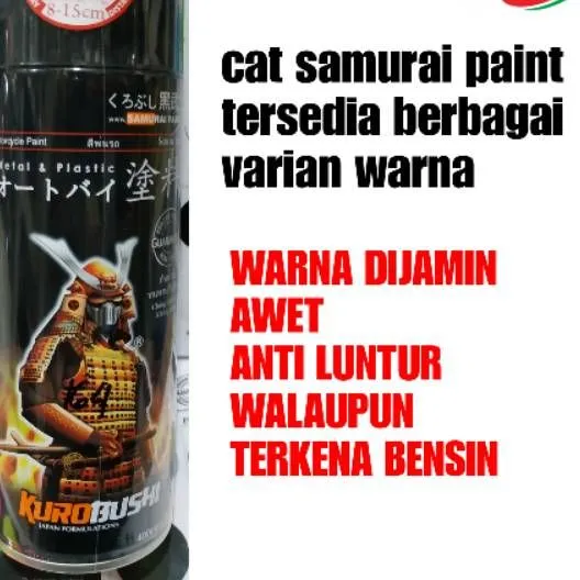 CAT SAMURAI VARIAN WARNA PUTIH/WHITE | Lazada Indonesia