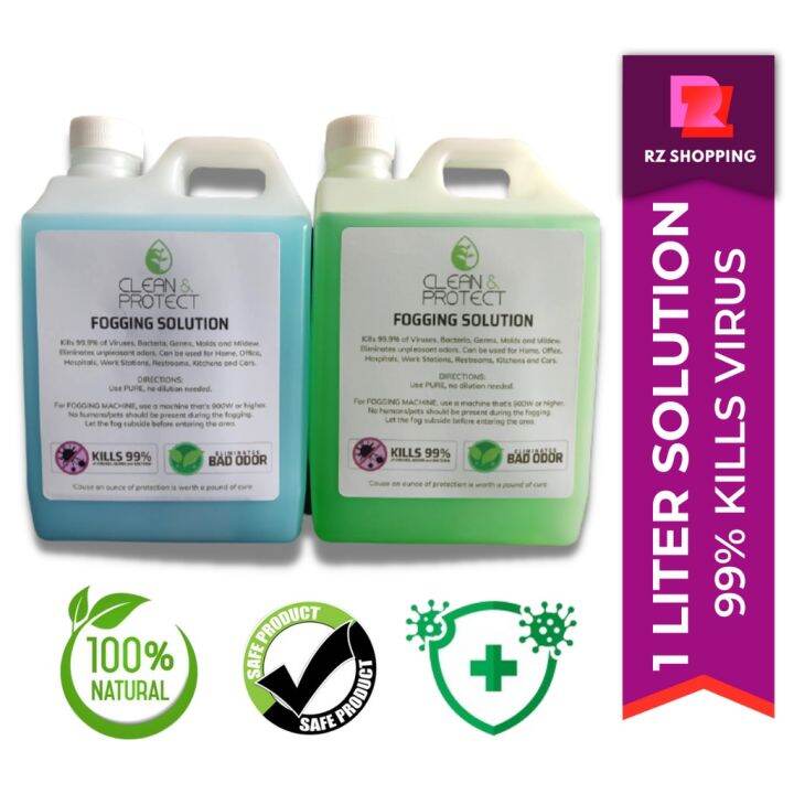 【READY STOCK】 ღFOGGING SOLUTION Disinfectant | 1 Liter Solution | Clean ...