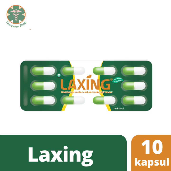 LAXING Obat Susah BAB 10 kapsul | Lazada Indonesia